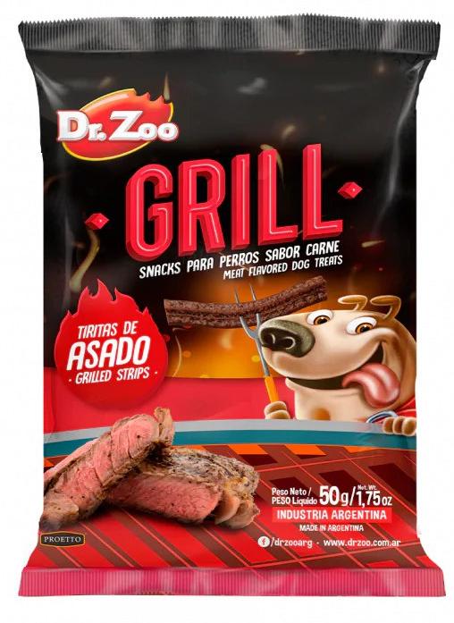 Архив/Dr.Zoo Grill жевательные полоски со вкусом мяса на гриле, 50 г
