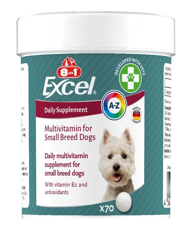 8в1 Excel Multi Vitamin Small Breed мультивитамины для мелких собак, 70 ...