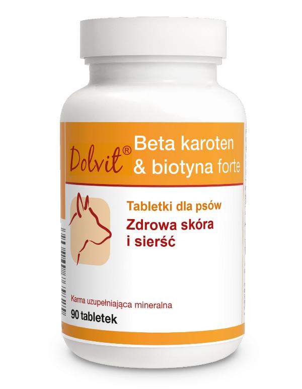 Долвит Бета каротин и биотин форте для собак, 90 табл., Dolfos