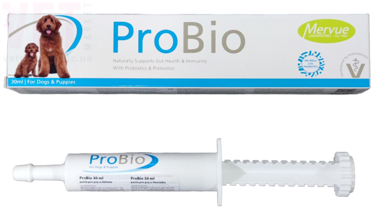 Mervue ProBio паста для собак, 30 мл, Cymedica